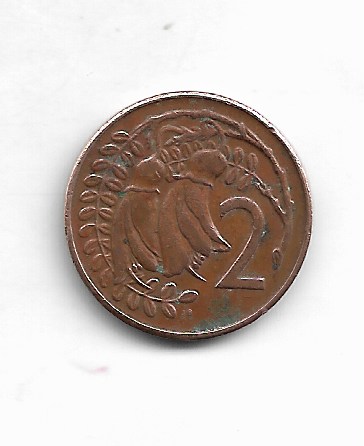 New Zealand ~ 2 Cents – Elizabeth II 2nd portrait, 1969 ~ RARE COIN ~ I ...