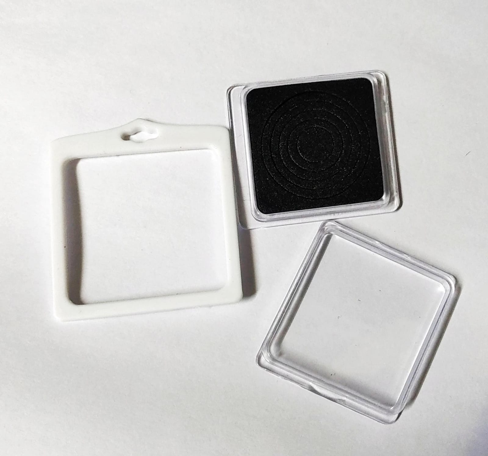 IHC ~ Coin Square Storage Box ~ Plastic Box Coin Holder Capsules ...