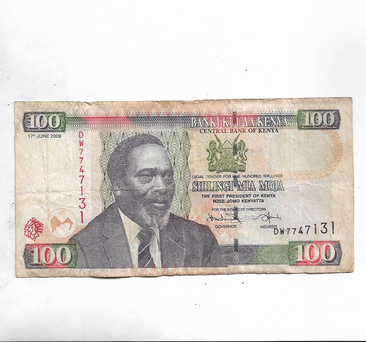 KENYA ~ 100 SHILLING ~ RARE NOTE ~ H-35 – Indian Hobby Club