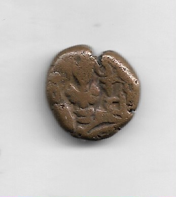 Kashmir Ancient ~ DIDDA RANI ~ 979-1003 ~ STATER ~ COPPER COIN ~ J-18 ...