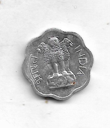 2 PAISE ~ 1967 ~ KOLKATA MINT ~ ALUMINIUM ~ UNC RARE COIN ~ R-19 & B-20 ...