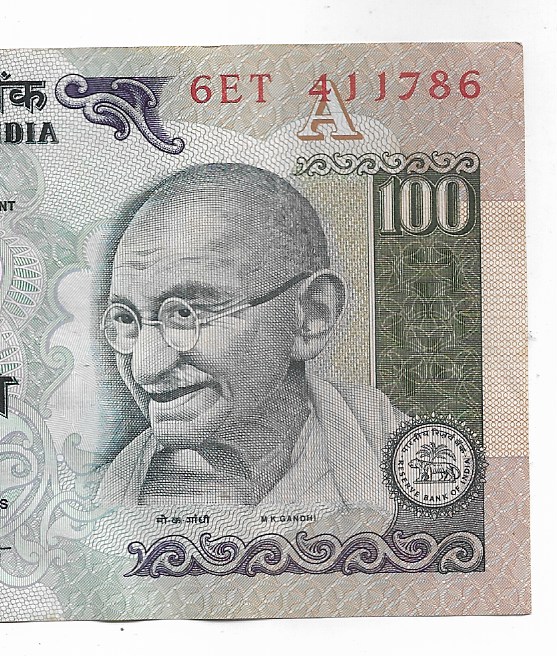 100 RUPEES ~ C.RANGARAJAN ~ Ending “786” ~ UNC RARE NOTE ~ F-12 ...