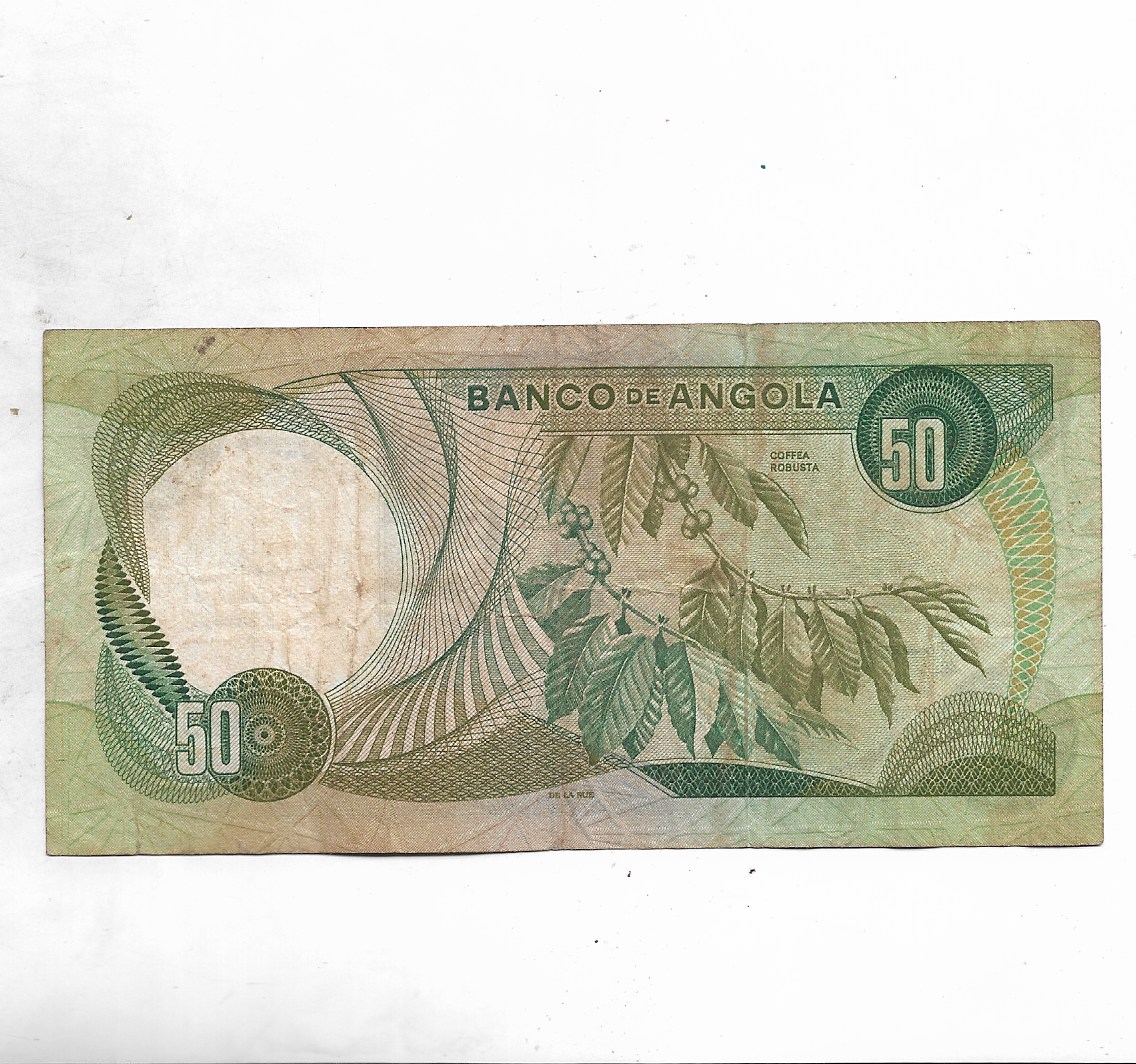 Angola ~ 50 Escudos, 1972 ~ RARE OLD ISSUE NOTE ~ H-19 & I-31 – Indian ...