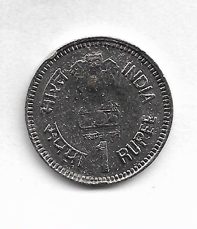 1 RUPEE ~ JAWAHARLAL NEHRU ~ 1989 ~ MULE VARIETY ~ BOMBAY MINT ~ RARE ...