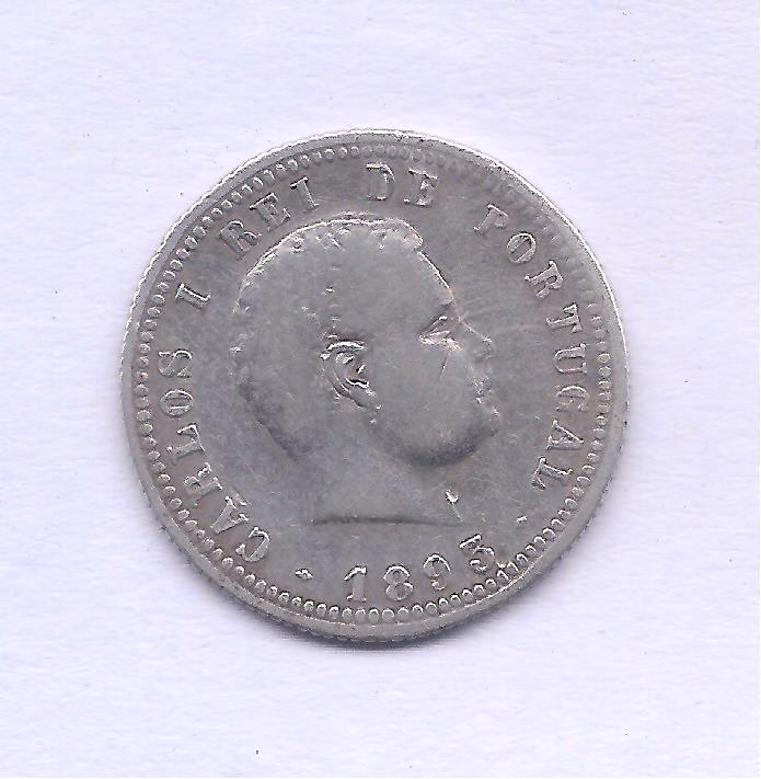 Portugal ~ 100 Réis – Carlos I ~ 1895 ~ RARE COIN ~J-18 – Indian Hobby Club