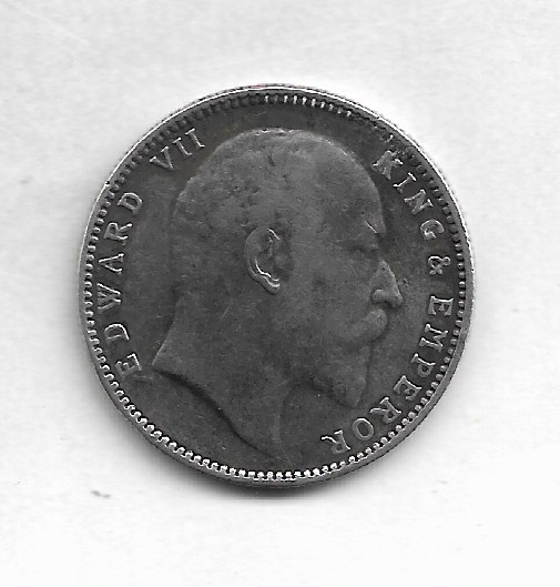 INDIA BRITISH ~ 1 Rupee – Edward VII ~ 1907 ~ RARE COIN ~ E-24 – Indian ...