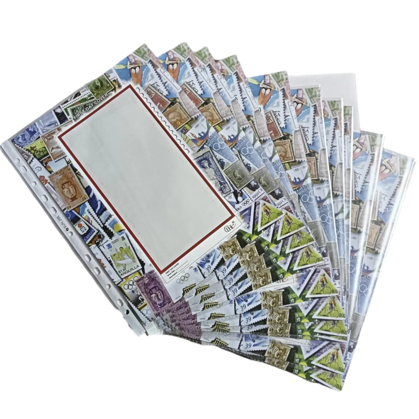 IHC ~ FIRST DAY COVER ALBUM ~ SHEETS PACK OF 10 ( USE FOR 20 FDC Size ...