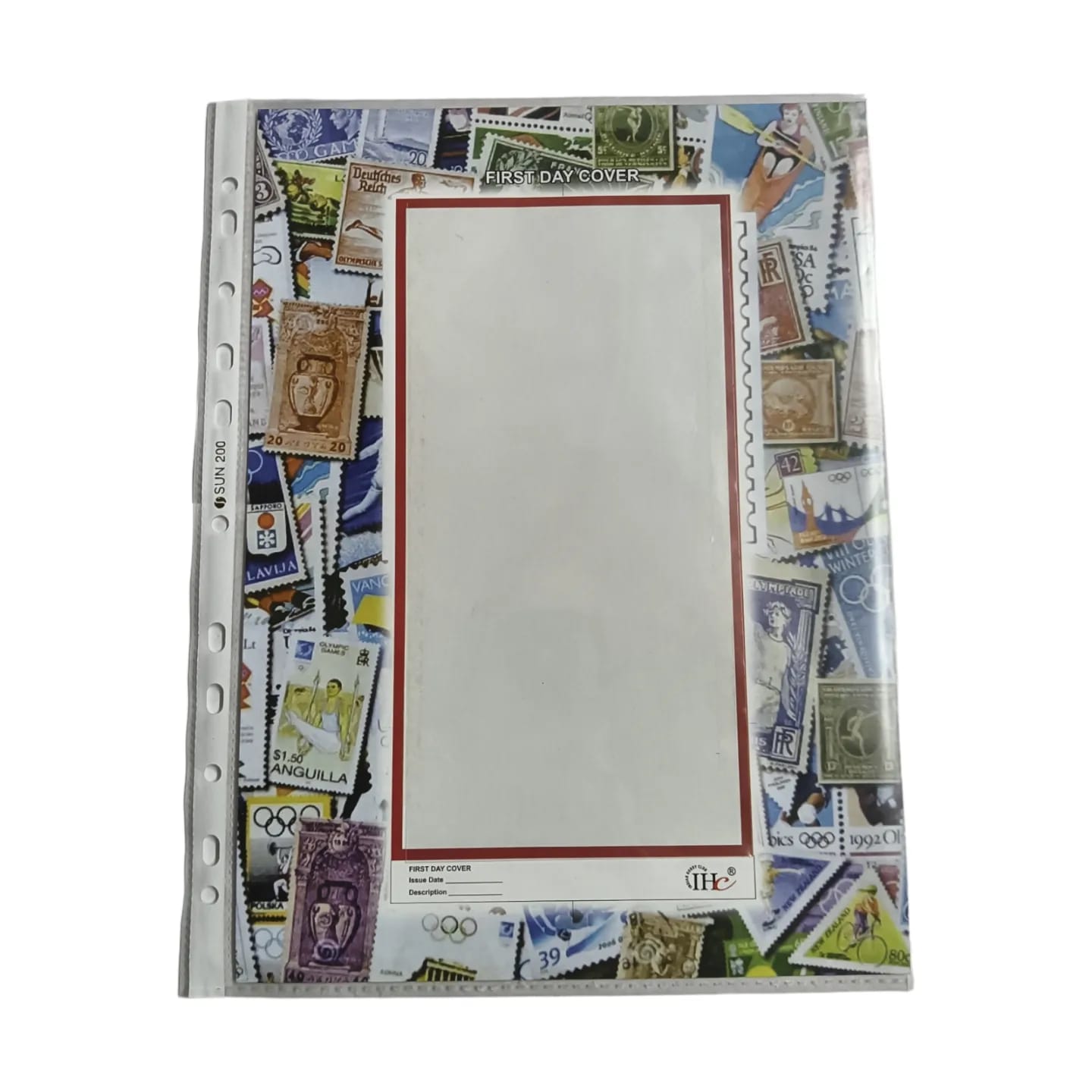 IHC ~ FIRST DAY COVER ALBUM ~ SHEETS PACK OF 10 ( USE FOR 20 FDC Size ...