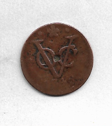 Dutch INDIA ( VOC ) ~ 1746 ~ HALF DUIT IN COPPER COIN ~ P-11 – Indian ...