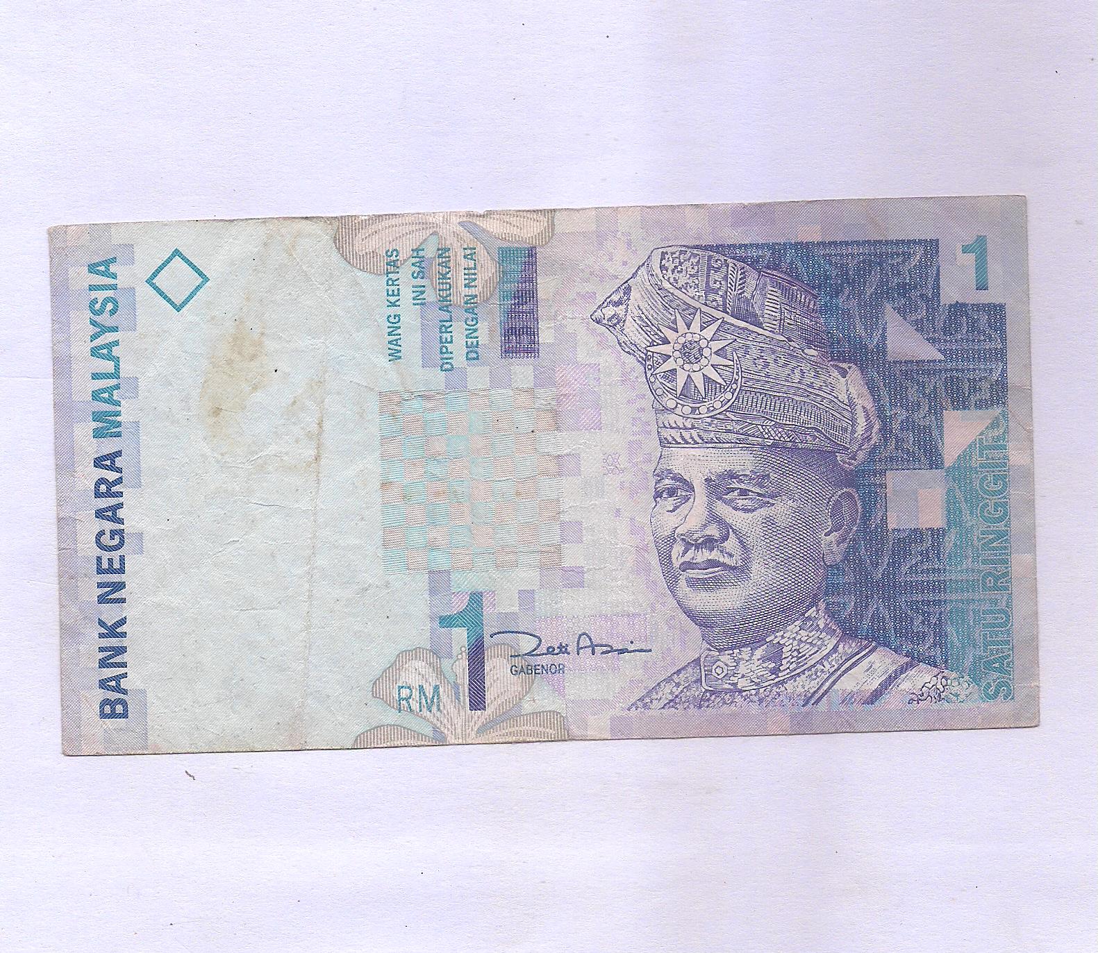 MALAYSIA ~ 1 RINGGIT ~2000~RARE NOTE ~F-5/34 – Indian Hobby Club