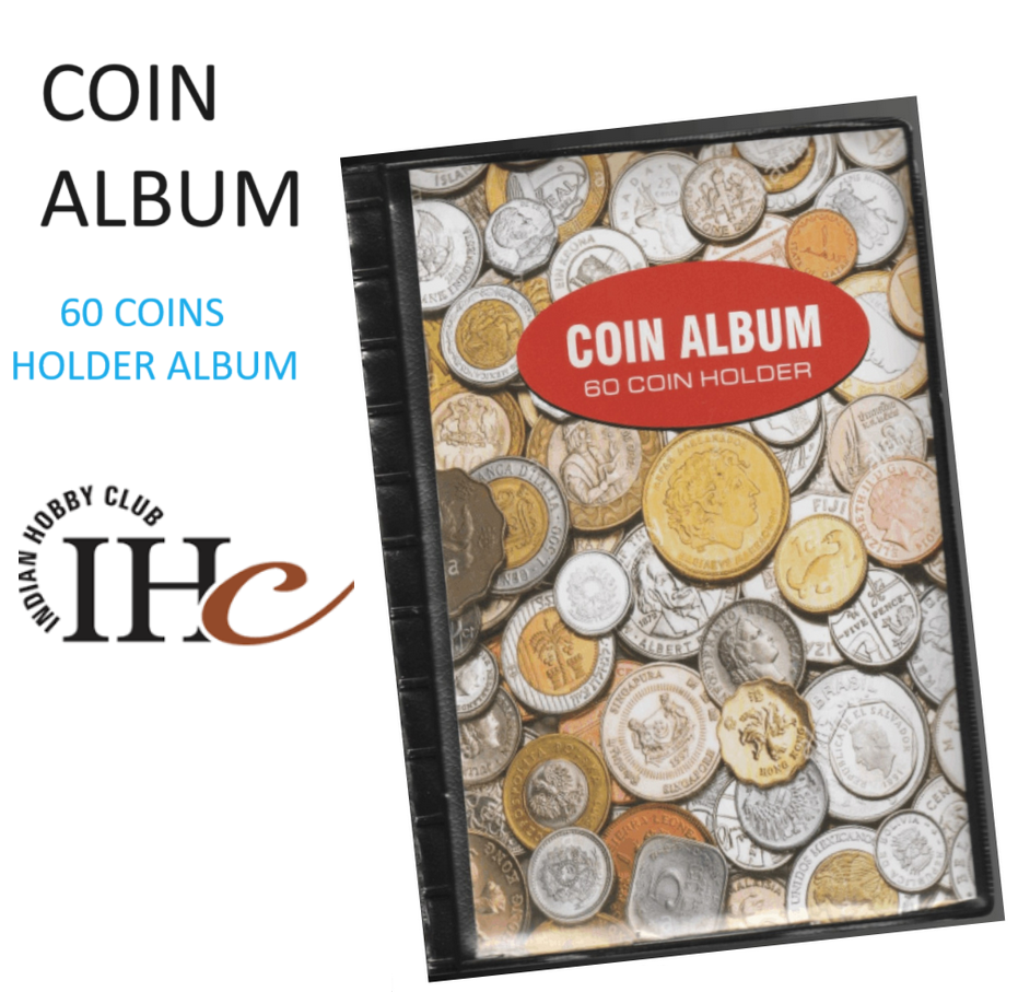 IHC ~ Coin Album for Keeping 60 Coins – Indian Hobby Club